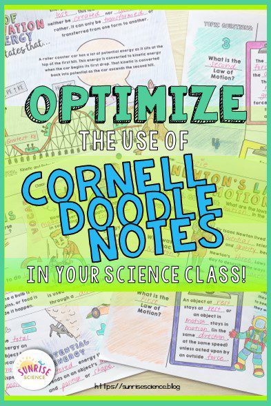 Optimize the Use of Cornell Doodle Notes in Your Science Class ⋆ ...