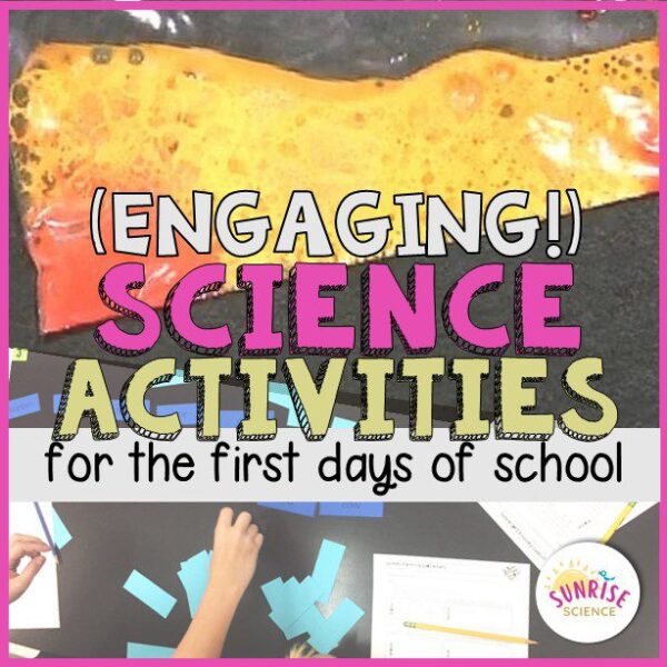 Engaging Science Activities for the First Days of School ⋆ Sunrise Science